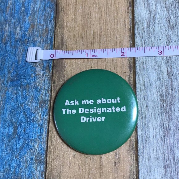 Accessories | Vintage Designated Driver Button Pin Pinback | Poshmark